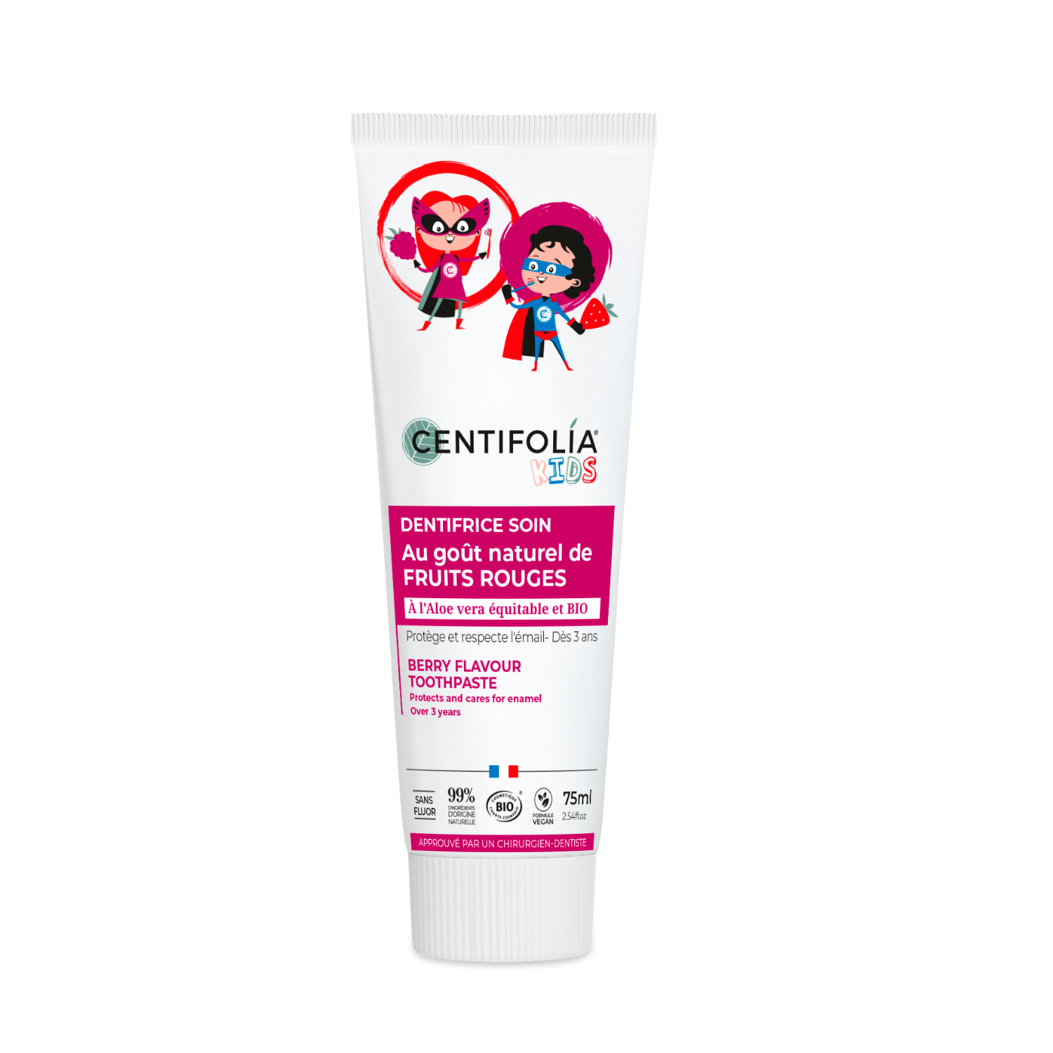 Kids Berry Flavour Toothpaste without fluoride – Bio Lonreco